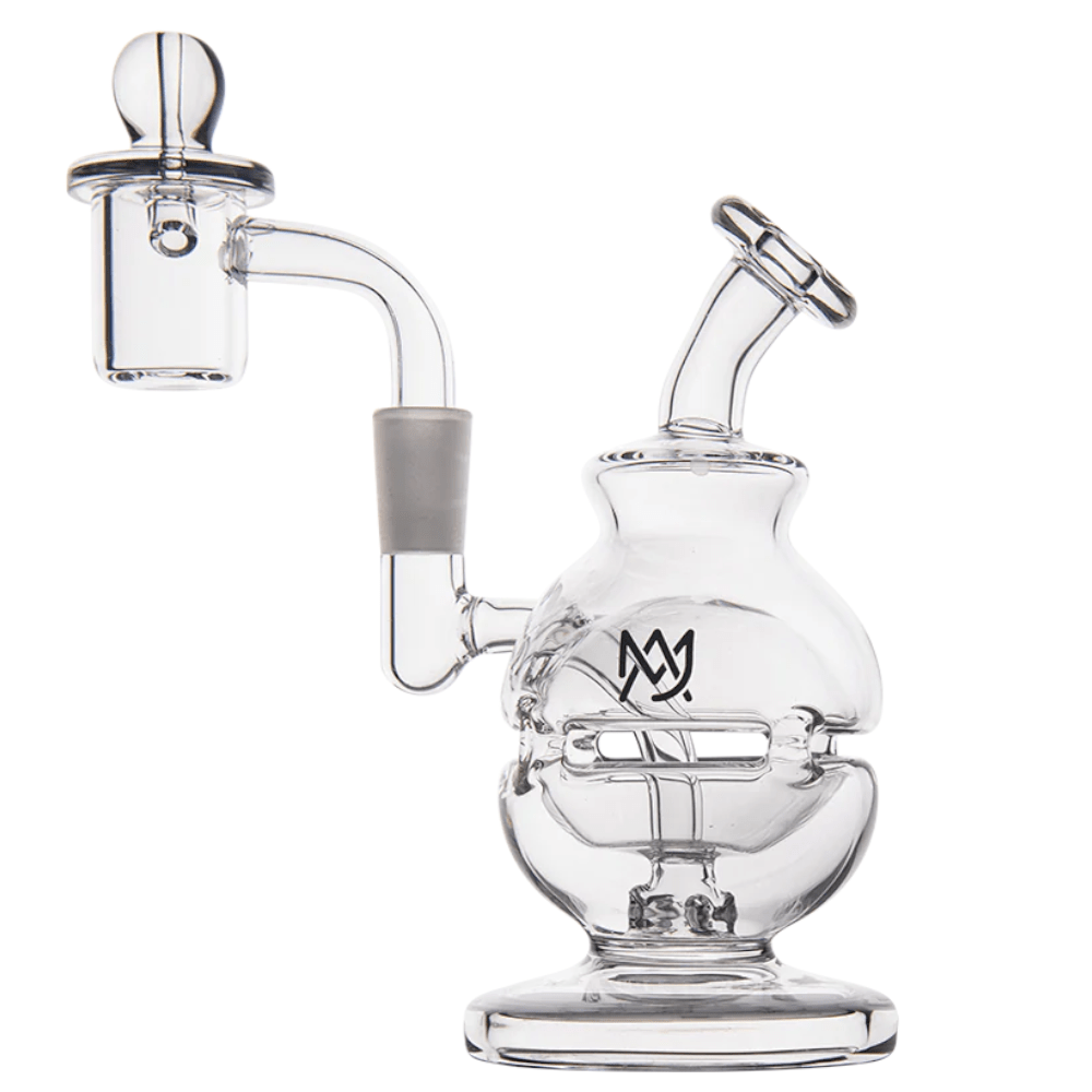 Royale Mini Dab Rig by MJ Arsenal – Fab Egg Glass Rig with Dual ...