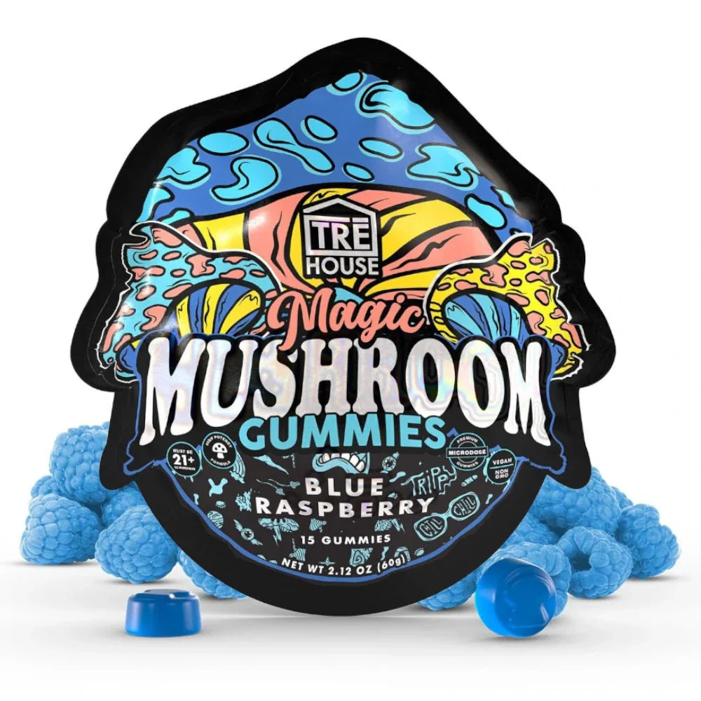Blue Raspberry Mushroom Gummies | Fat Buddha Glass – FBG Wholesale